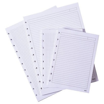 Hoja A5 perforadas paq. x 50 hojitas | COMERCIAL 1000 COSAS